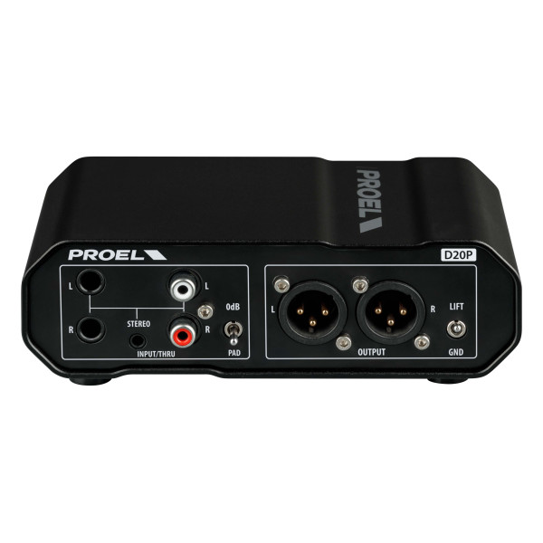 Stereo Passive Direct Injection Box – Sound System PROEL