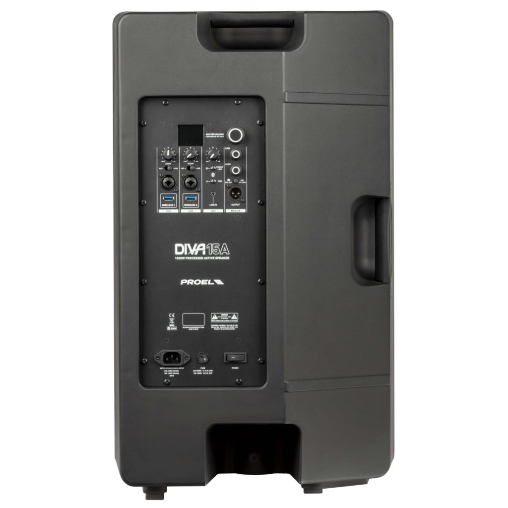 1000W PROCESSED 12″ ACTIVE SPEAKER – Sound System PROEL