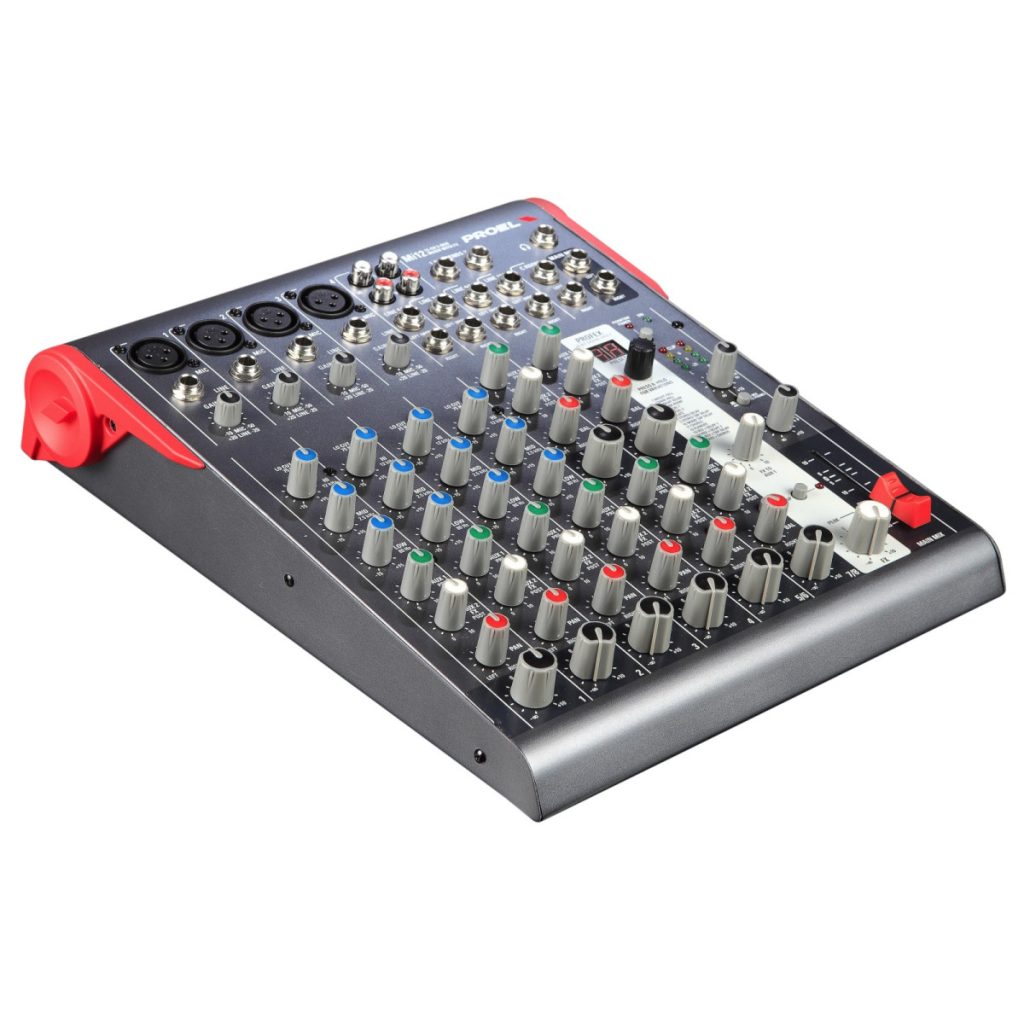 Compact 12-channel 2-bus mixer – Sound System PROEL