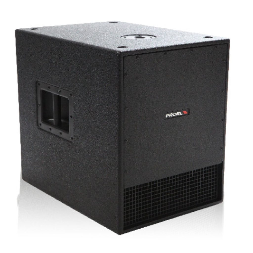 Compact active band-pass sub-woofer – Sound System PROEL