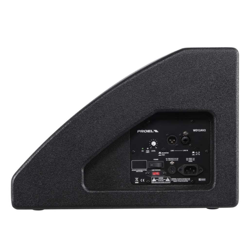 Active 2-way coaxial stage monitor – Sound System PROEL