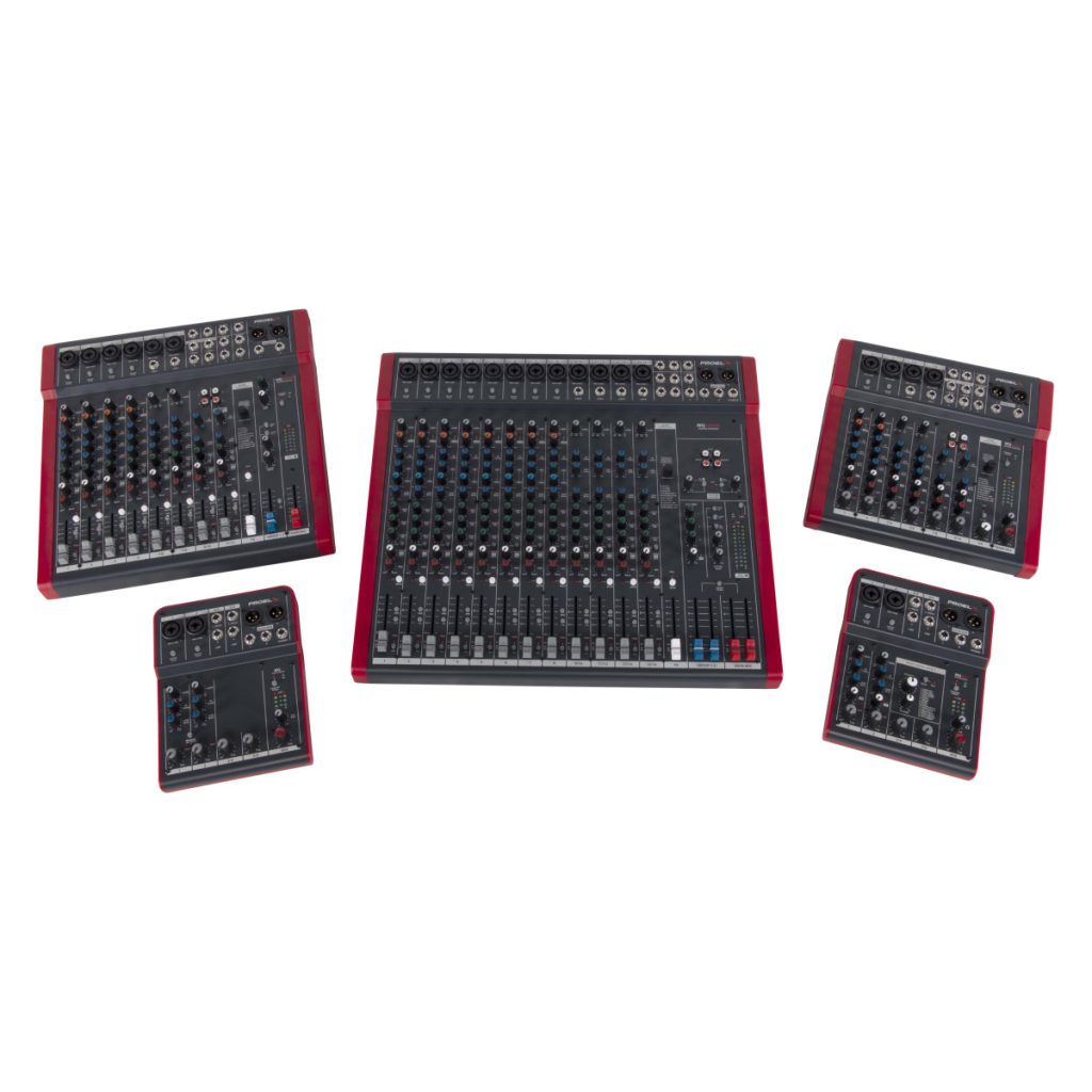 16-channel compact mixer with FX and USB – Sound System PROEL